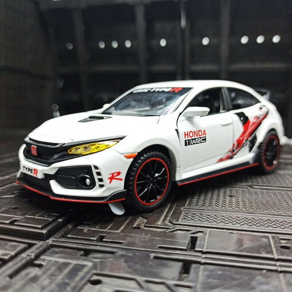 Honda Civic type R Car Model Alloy 1:32 Diecast Cars Model Car Toy ...