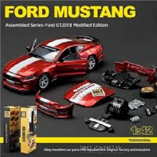 CCA 1/42 2018 Ford Mustang GT Alloy Model Car Diecast Metal Assembly ...