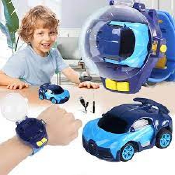 Mini Remote Control Car Watch Toys, Small RC Watch Racing Car with USB ...