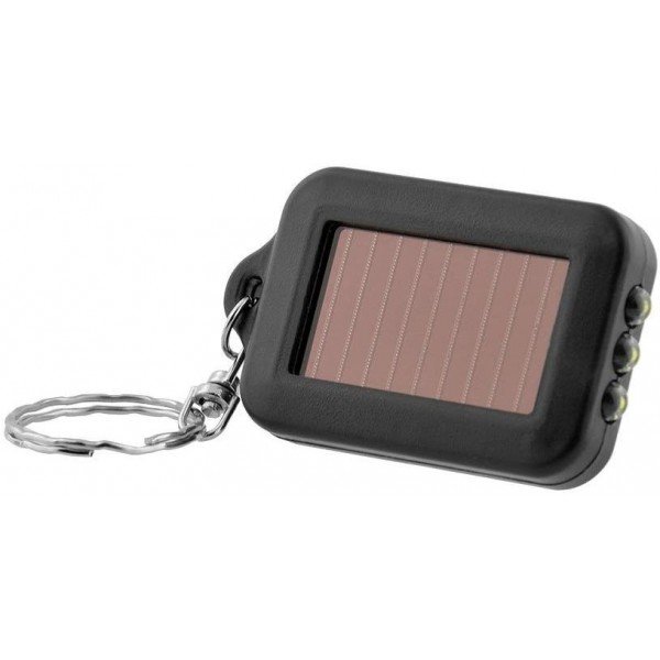 Buy Solar Power 3 LED Light Keychain Torch Flashlight for Outdoor ...