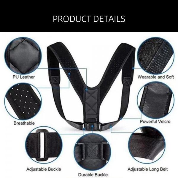 Improve Posture with Back Posture Corrector Belt | Prevent Hunchback ...