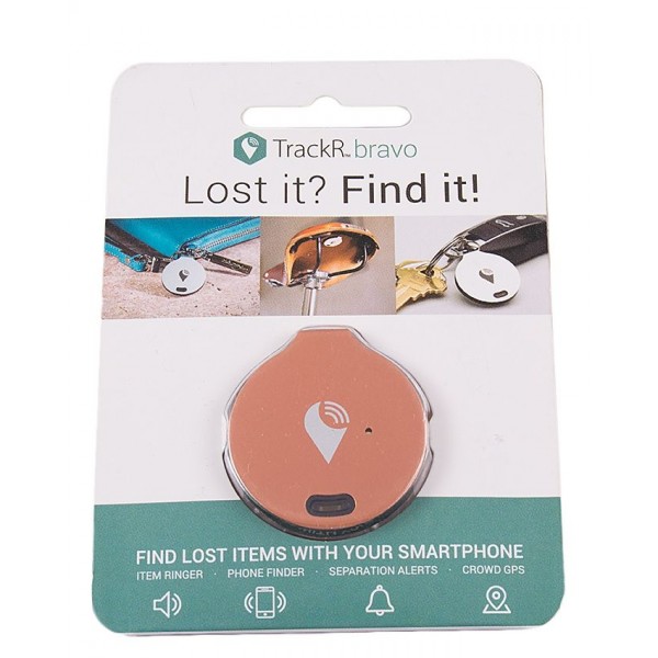 TrackR Bravo Rose Gold - Track Your Valueables - Buyon.pk