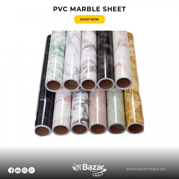 PVC Kitchen Marble Sticker Sheets - Buyon.pk