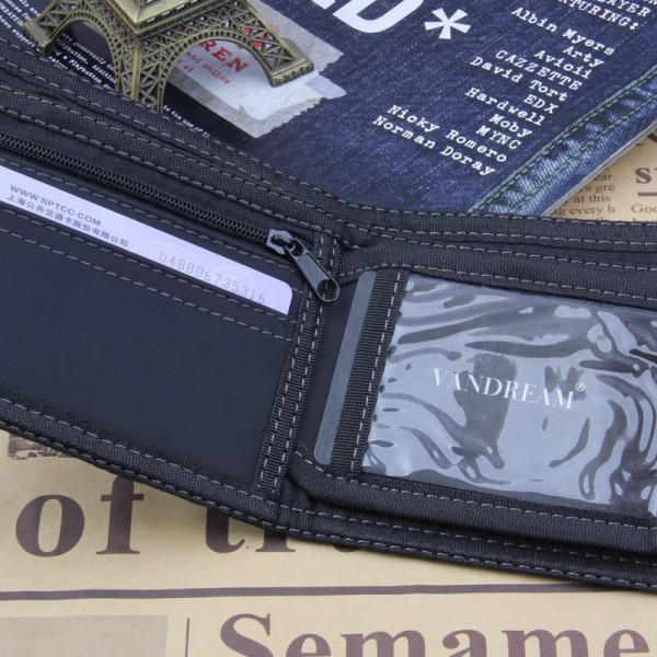 Buy Vintage Blue Jeans Canvas Wallets For Men online in Pakistan | Buyon.pk