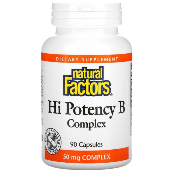 Hi Potency B Cmplx 50mg - 90 Capsules - Buyon.pk