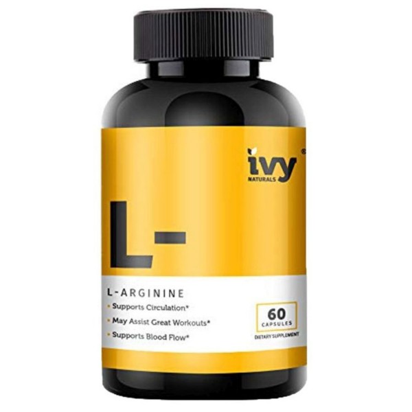 L Arginine Dietary Supplement 60 Capsules Buyon Pk