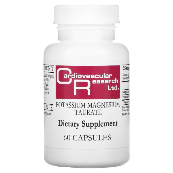 Magnesium Potassium Taurate Dietary Supplement - 60 Capsules - Buyon.pk
