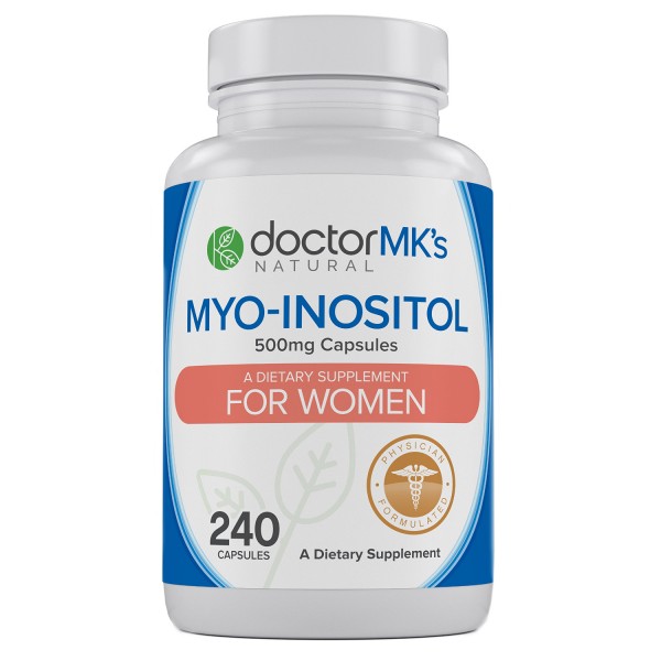 Myo-Inositol Dietary Supplement 500 mg - 240 Capsules - Buyon.pk