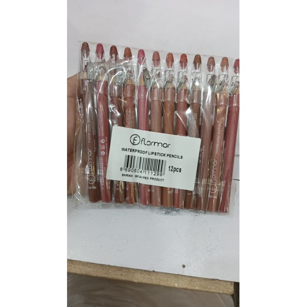 Flormar Lip Pencils - 12 Shades - Antique Lip Pencils - Buyon.pk