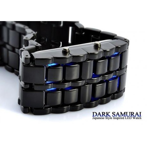 Black Lava Samuri LED Watch Blue LED - Buyon.pk