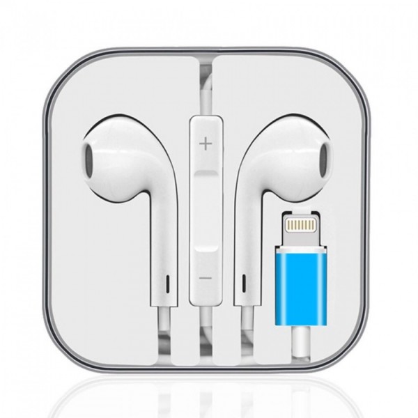 Buy Iphone EarPods With Lightning Connector Headphone Plug Handsfree ...