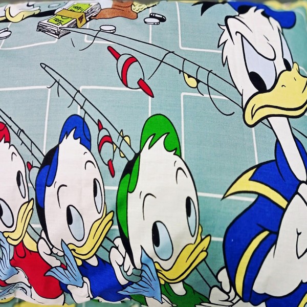 Kids Printed (Donald Duck) Single Bed Sheet By Rainbow Linen - Buyon.pk