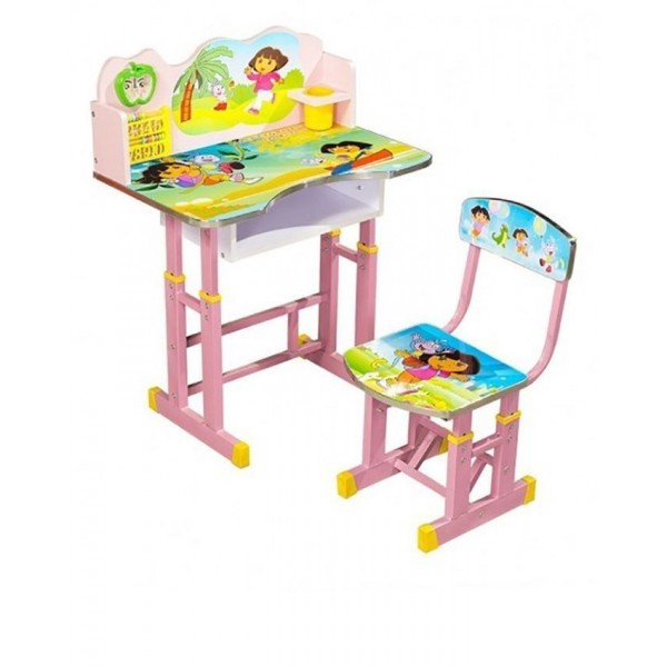Dora Study Table and Chair For Kids - Buyon.pk