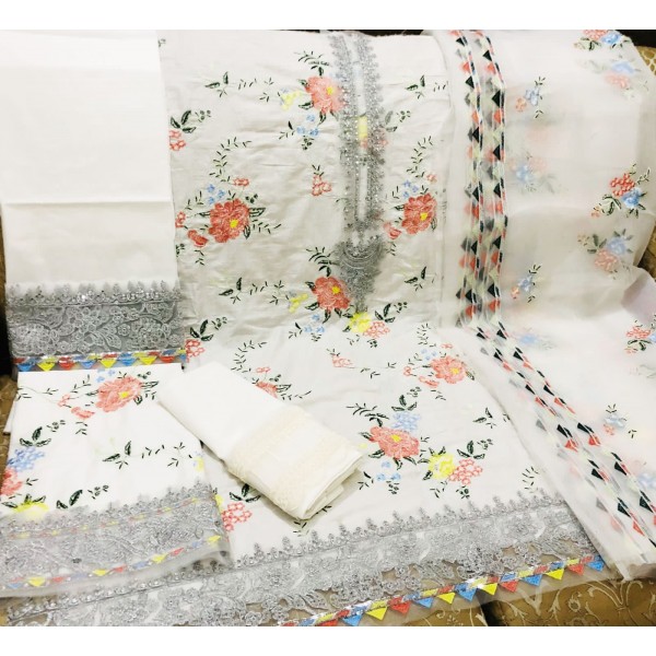 Luxury embroidery lawn collection for her - Buyon.pk