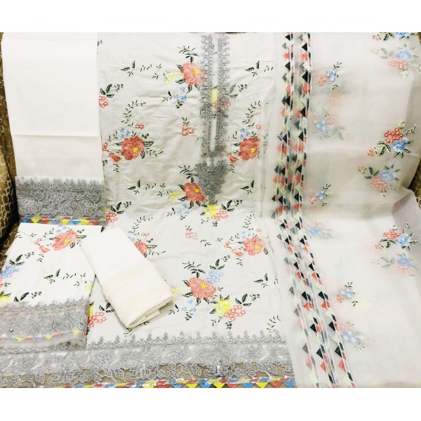 Luxury embroidery lawn collection for her - Buyon.pk