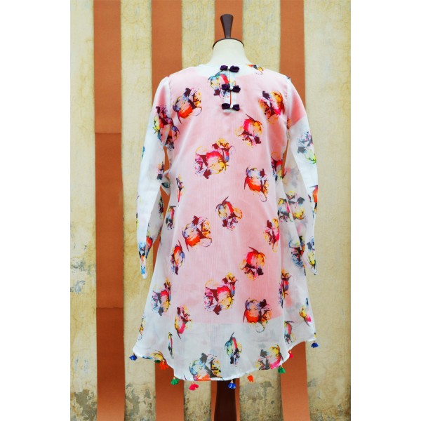 Buy White Color Angarkha Style Top for Her online in Pakistan | Buyon.pk