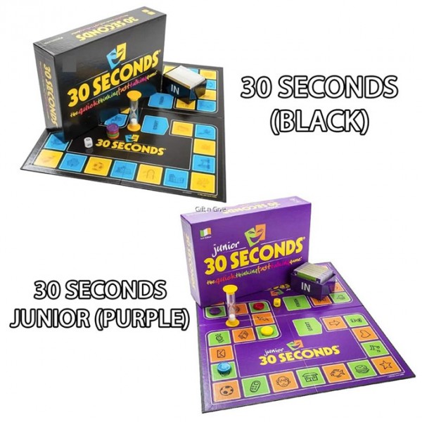 30 Seconds Junior Board Game for Kids - Purple - Buyon.pk