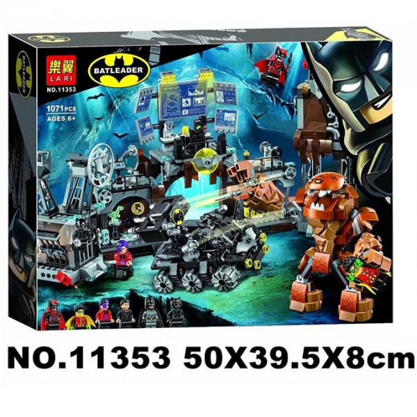 Batman Batcave Clayface Invasion Building Blocks Toys Lari 11353 -1071 ...