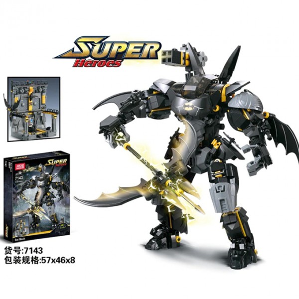 Batman BAT MECH Armor with Foundation Base Building blocks For kids ...