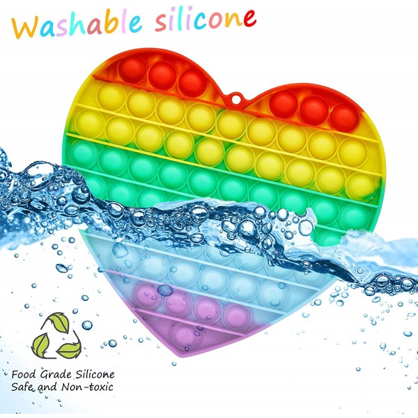 Big Size Push Pop-It Bubble Fidget Pop It Silicone Toy - 20 cm ...
