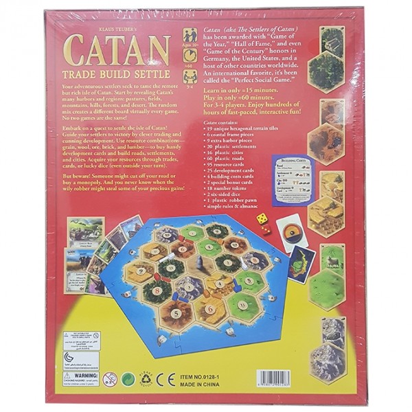 Catan Trade Build Settlers Board Game - Buyon.pk