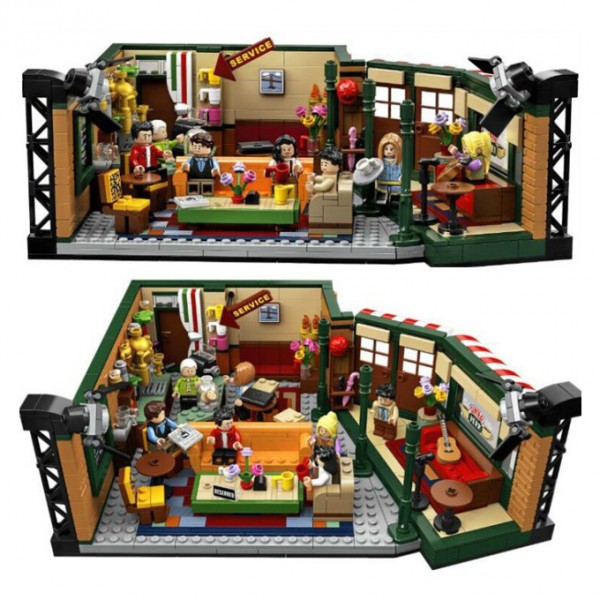 Central Perk Coffee House Building Blocks Set For Kids No.A2107 - 1228 ...
