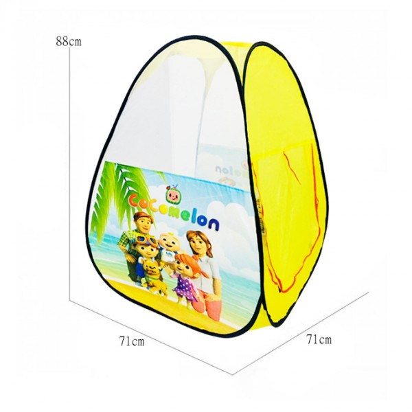 Cocomelon Play House Pop Tent for Kids - Yellow - Buyon.pk