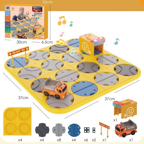 DIY Track Maze Engineering Series - Educational Toy For Kids - Buyon.pk