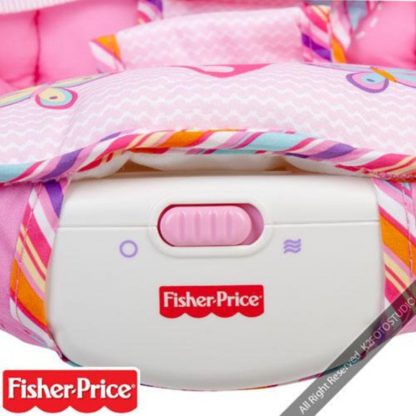 Fisher Price Baby Bouncer Toddler Rocker with Calming Vibration - Pink ...