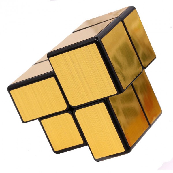 Genius Magic Mirror Rubik's Cube 2x2x2 - Golden - Buyon.pk