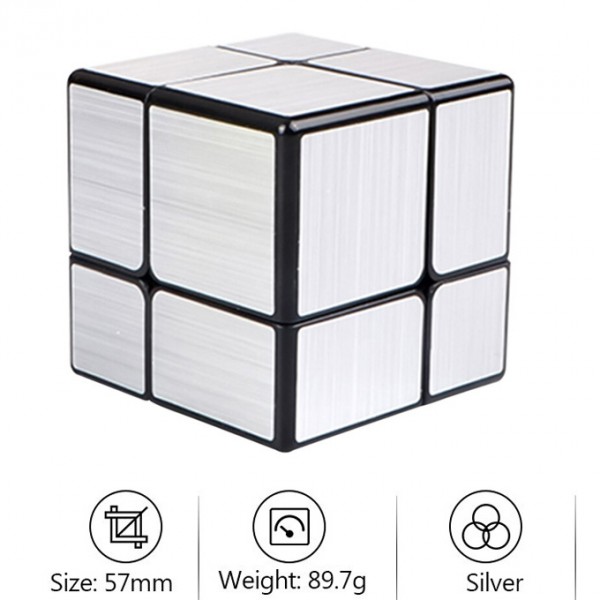 Genius Magic Mirror Rubik's Cube 2x2x2 - Silver - Buyon.pk Genius Magic Mirror Rubik's Cube 2x2x2 - Silver - Buyon.pk