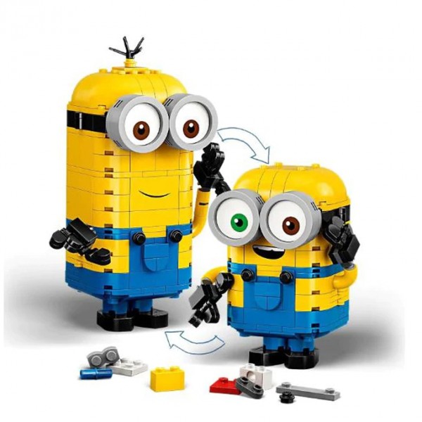 Gru's Brick Built Minions Lair Building Blocks Set No.A2112 - 876 Pcs ...