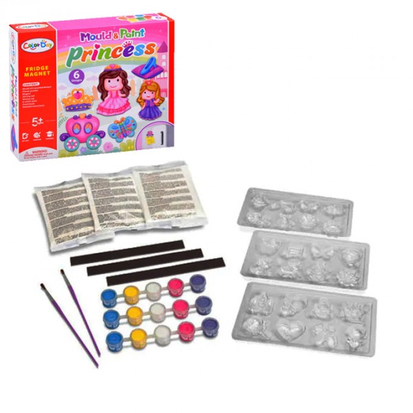 Mould & Paint Princess Magnet - Craft Kit - Buyon.pk