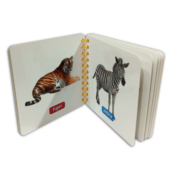 ANIMALS 1 - LEARNING CARD BOOK for KIDS - Buyon.pk