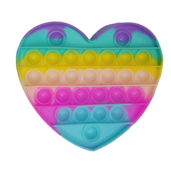 Push Pop Bubble Fidget Spinner Pop It Silicone Toy - 5 inches - New ...