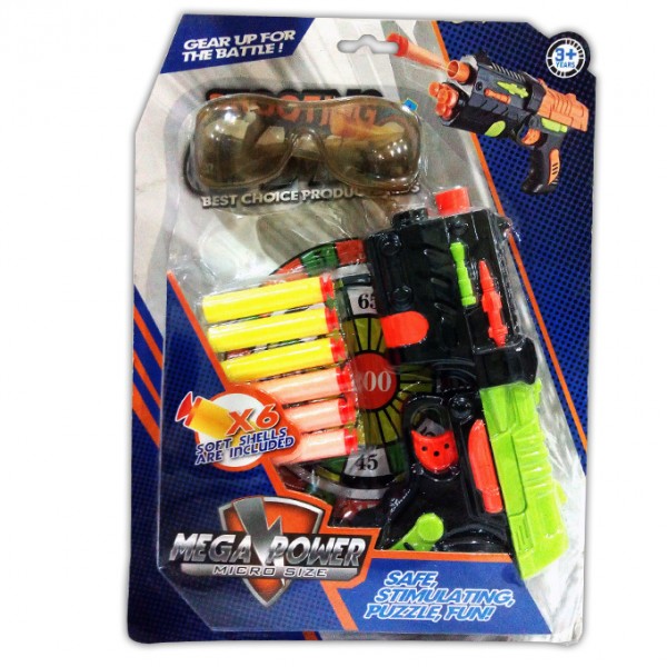 Buy Mega Power Police Force Soft Bullet Dart Gun online in Pakistan ...