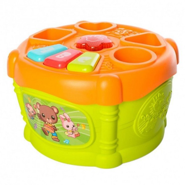 Early Education Music Drum & Shapes Sorter - Buyon.pk