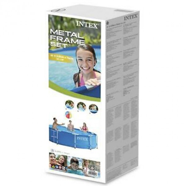 Buy Intex - Round Metal Frame Foldable Swimming Pool online in Pakistan ...