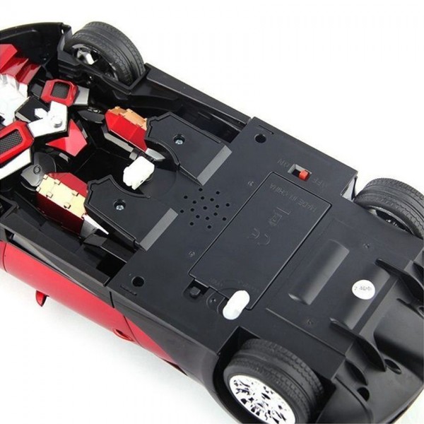 RC TRANSFORMER TOY - BUGATTI RED - Buyon.pk