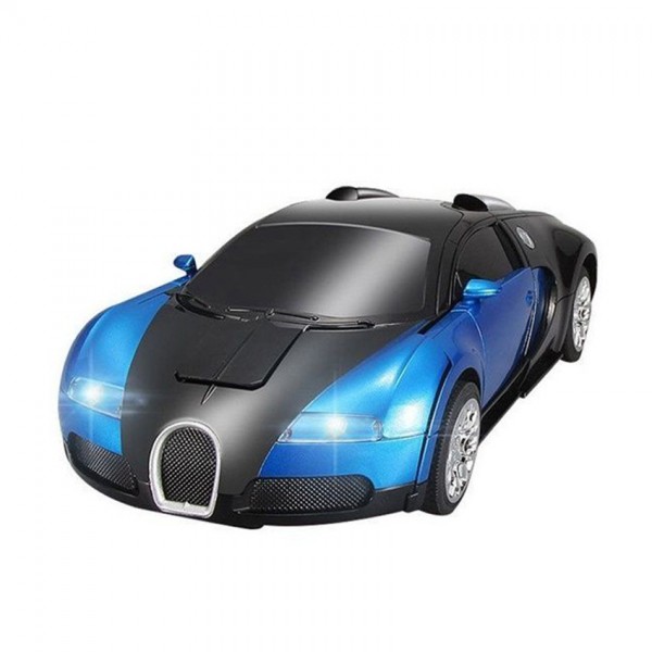 RC TRANSFORMER TOY - BUGATTI BLUE - Buyon.pk