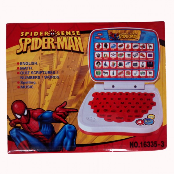 Spiderman Educational Laptop - Buyon.pk