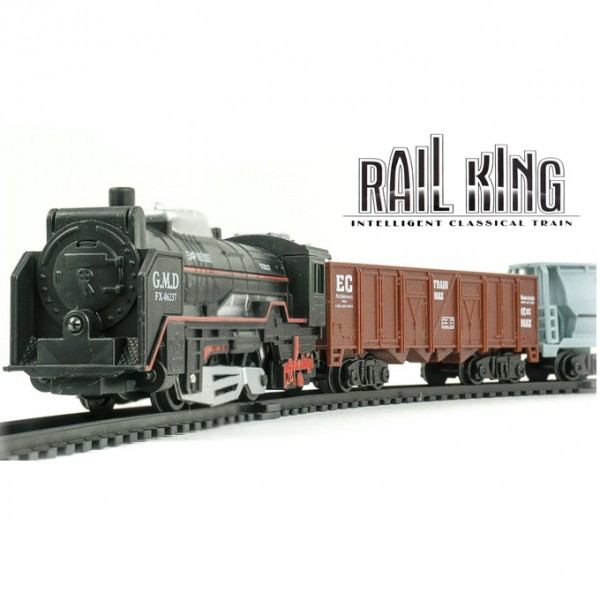 Rail King - Classic Train Set 19PCS - Buyon.pk