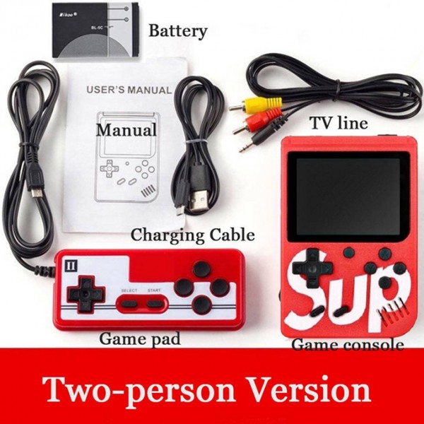 SUP - 2 Player Video Game 400 in 1 Portable Handheld Gaming Console ...