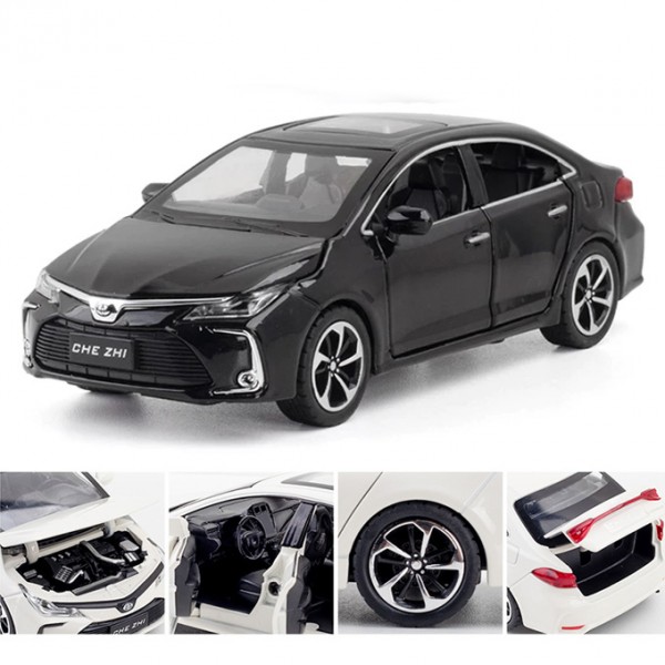 Toyota Corolla Altis Grande Die Cast Scale Model Car - 6 inches - Black ...