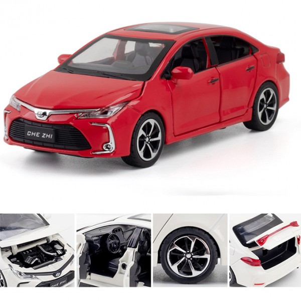 Toyota Corolla Altis Grande Die Cast Scale Model Car - 6 inches - Red ...