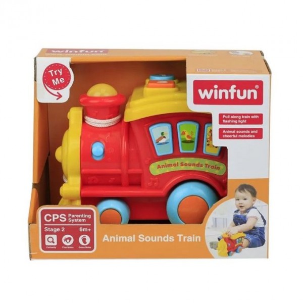 Win-fun 0677 - Animal Sounds Train - Buyon.pk