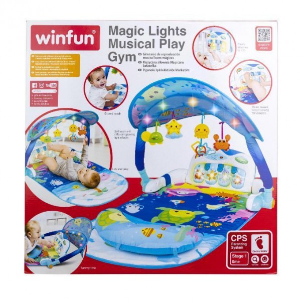 Win-fun Magic Lights Musical Play Gym – 0860 - Buyon.pk
