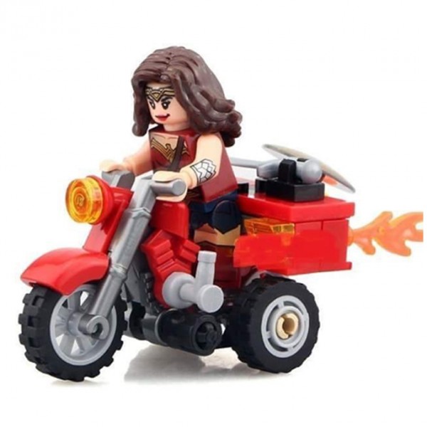 Wonder Women Motorcycle Super Heroes Building Block for kids - 7013 ...