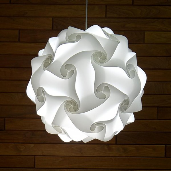 Beautiful Round IQ lamp in Pure White Color A130
