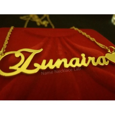 Original Chandi Vertical name necklace - Buyon.pk